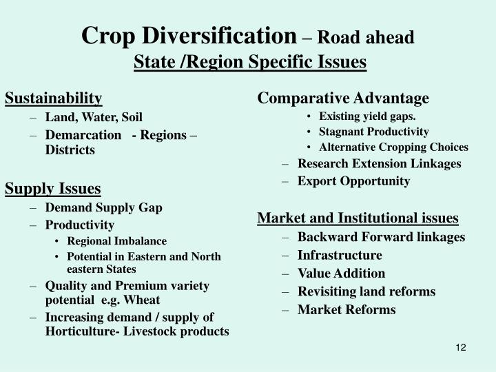 PPT - An Analysis of Crop Diversification PowerPoint Presentation - ID ...