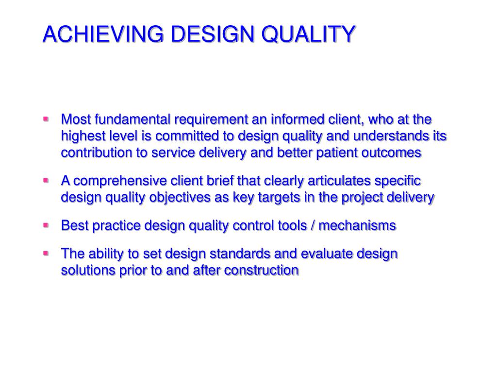 PPT - Achieving the Client’s Objectives in PFI Projects John Cole Chief ...