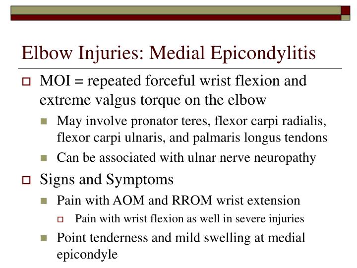 PPT - Chapter 23: The Elbow PowerPoint Presentation - ID:6765186