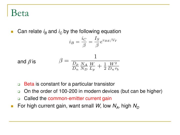 PPT - Bipolar Junction Transistors ( BJT ) PowerPoint Presentation - ID ...