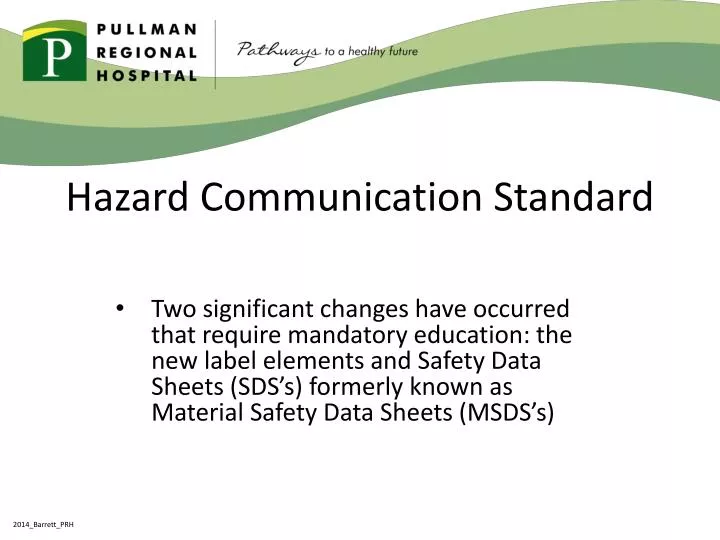 PPT - Hazard Communication Standard PowerPoint Presentation, free ...