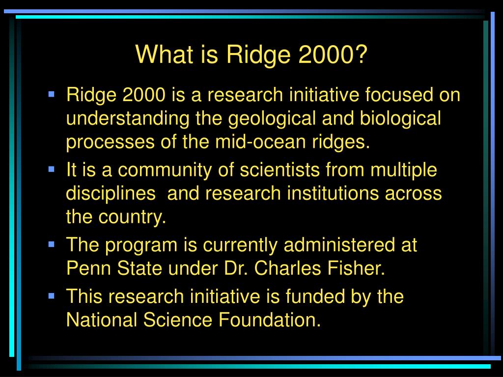 PPT - Mid-Ocean Ridge Science Education for Teachers PowerPoint ...