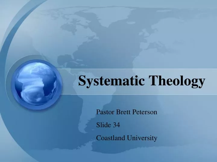 PPT - Systematic Theology PowerPoint Presentation, free download - ID ...