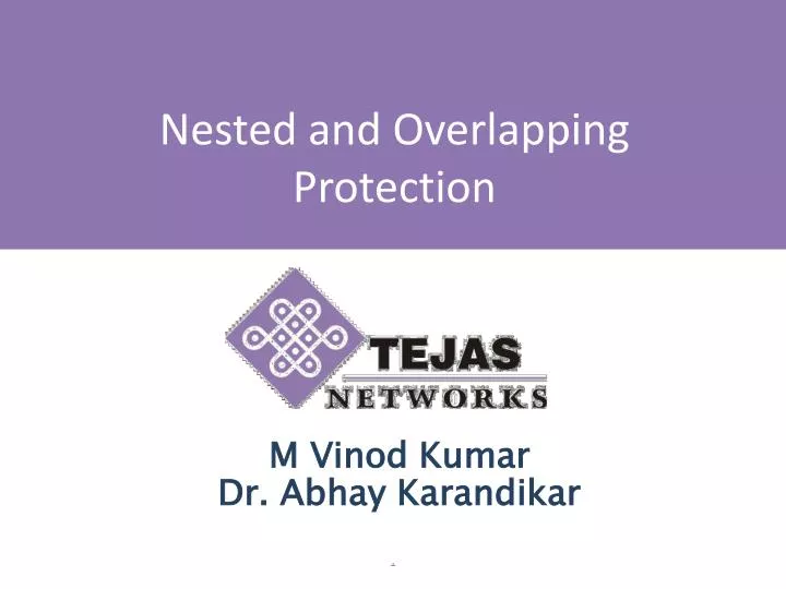 PPT - Nested and Overlapping Protection PowerPoint Presentation, free ...