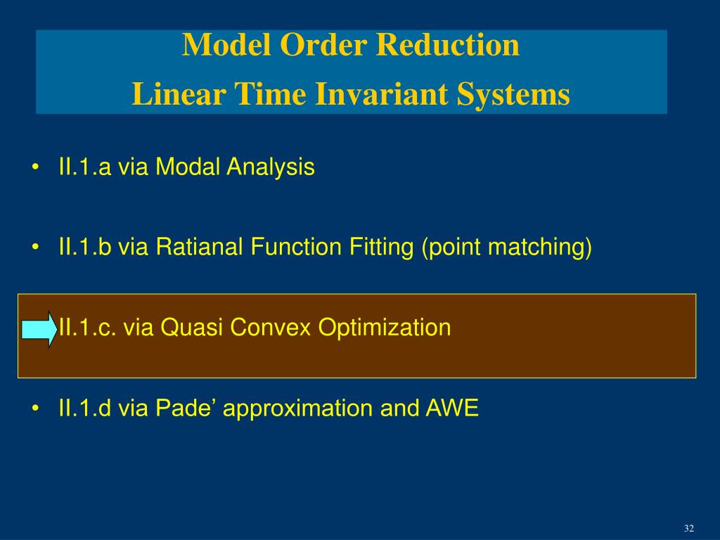 PPT - Introduction to Model Order Reduction PowerPoint Presentation ... PPT - Introduction to Model Order Reduction PowerPoint Presentation ...