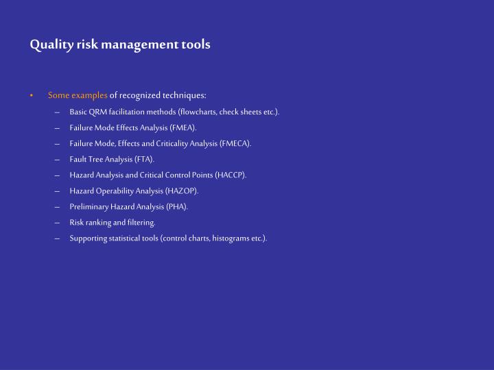 PPT - Quality Risk Management Methodology PowerPoint Presentation - ID ...