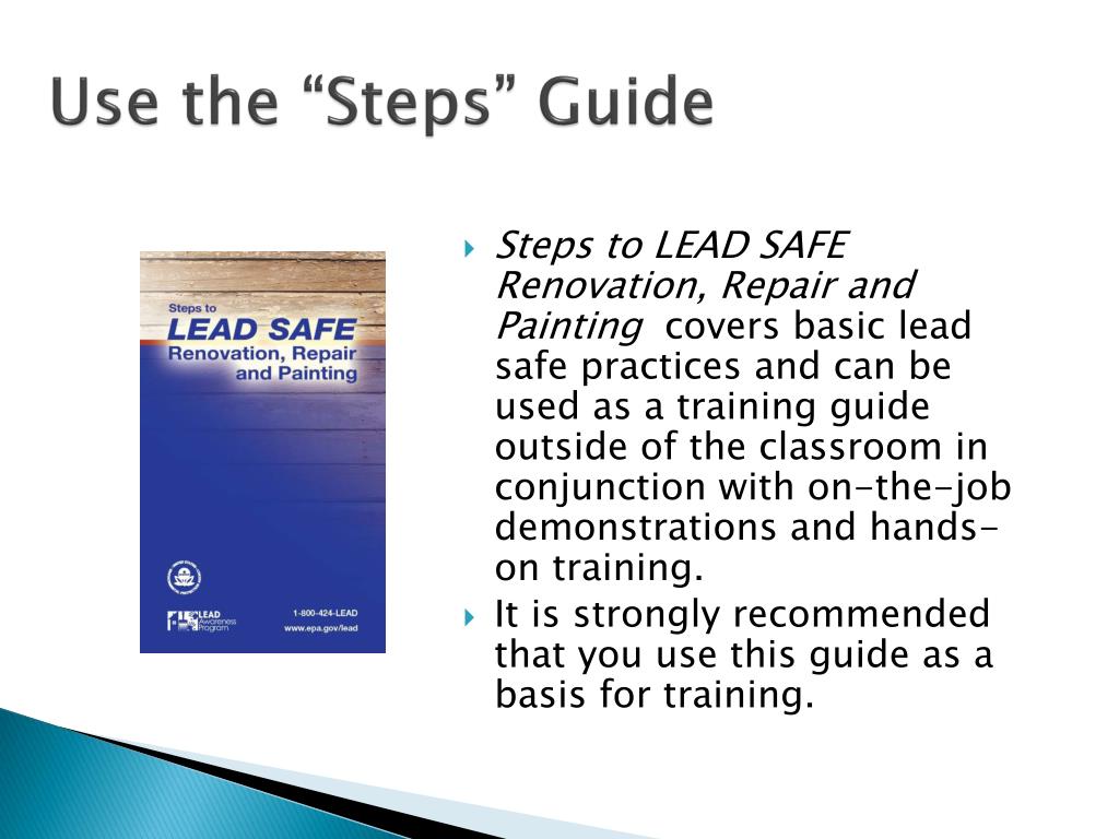 PPT - Complying with the EPA Lead Safety Renovation, Repair and ...