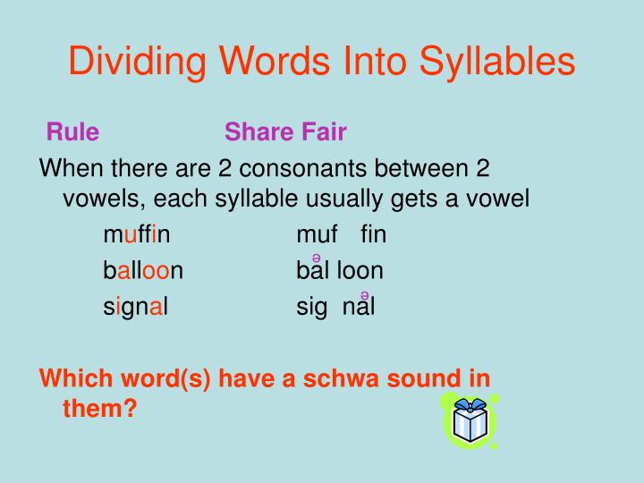 PPT - CLOVER and Syllable Division PowerPoint Presentation - ID:6769529