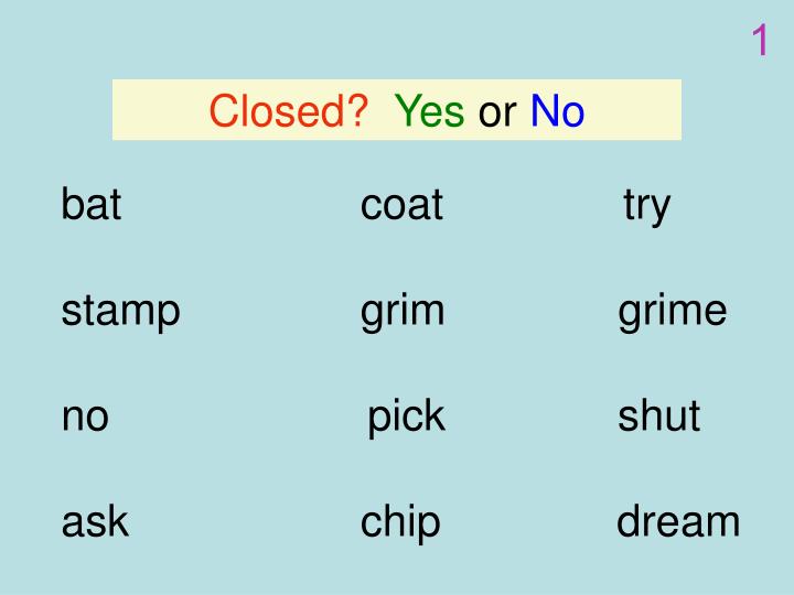 PPT - CLOVER and Syllable Division PowerPoint Presentation - ID:6769529