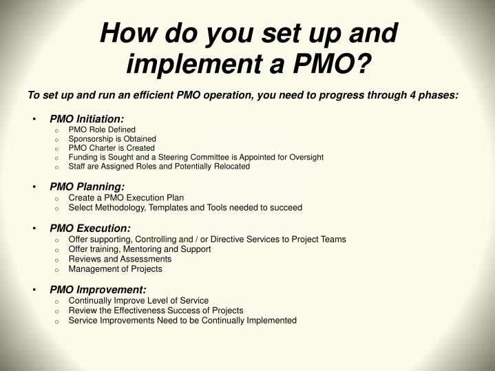 PPT - Program/Project Management Office (PMO) PowerPoint Presentation ...