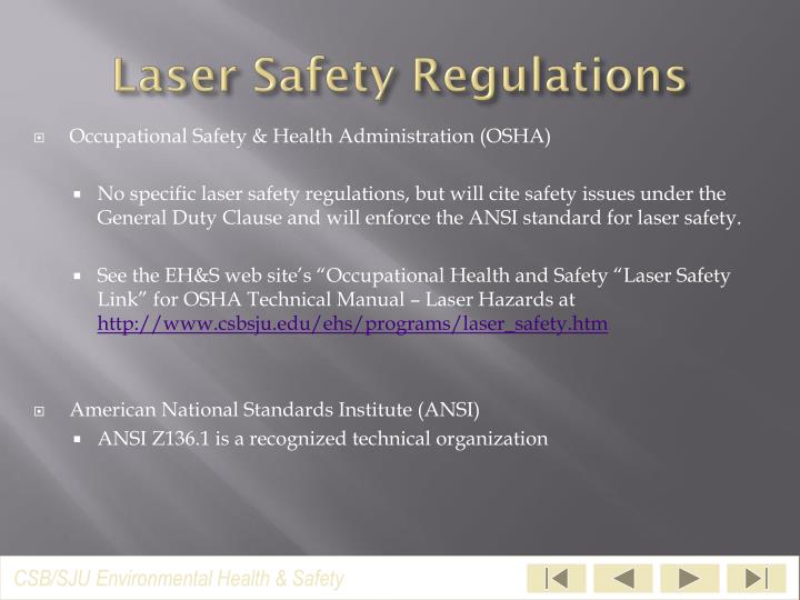 PPT - Laser Safety PowerPoint Presentation - ID:6770633