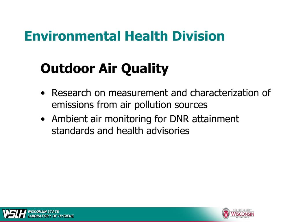 PPT - Wisconsin State Laboratory of Hygiene Your Laboratory Partner in ...
