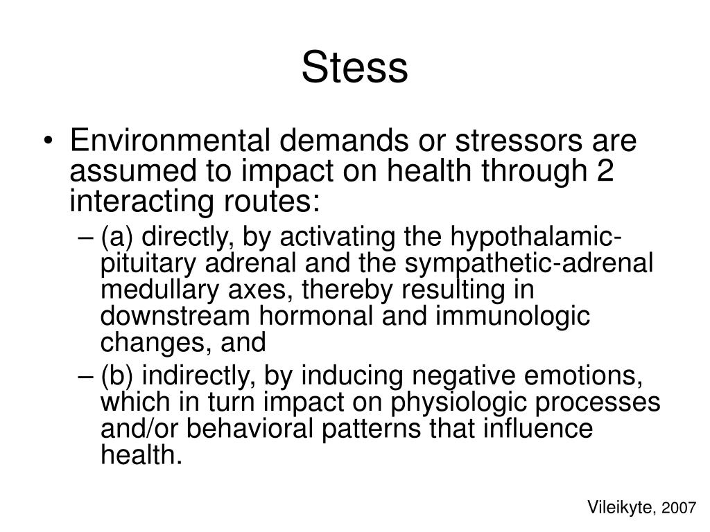 Ppt Stress Dependent Glucocorticoids And Proinflammatory Cytokines