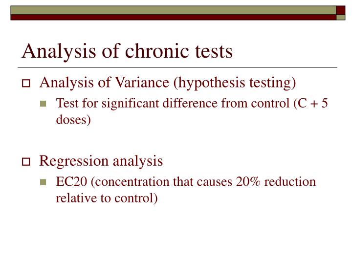 PPT - Acute and Chronic Toxicity Testing PowerPoint Presentation - ID ...