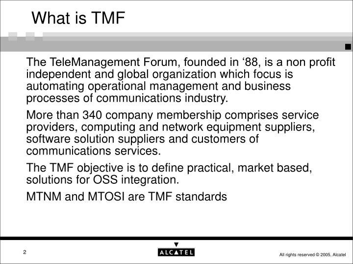 PPT - TMF MTNM & MTOSI PowerPoint Presentation - ID:6771777
