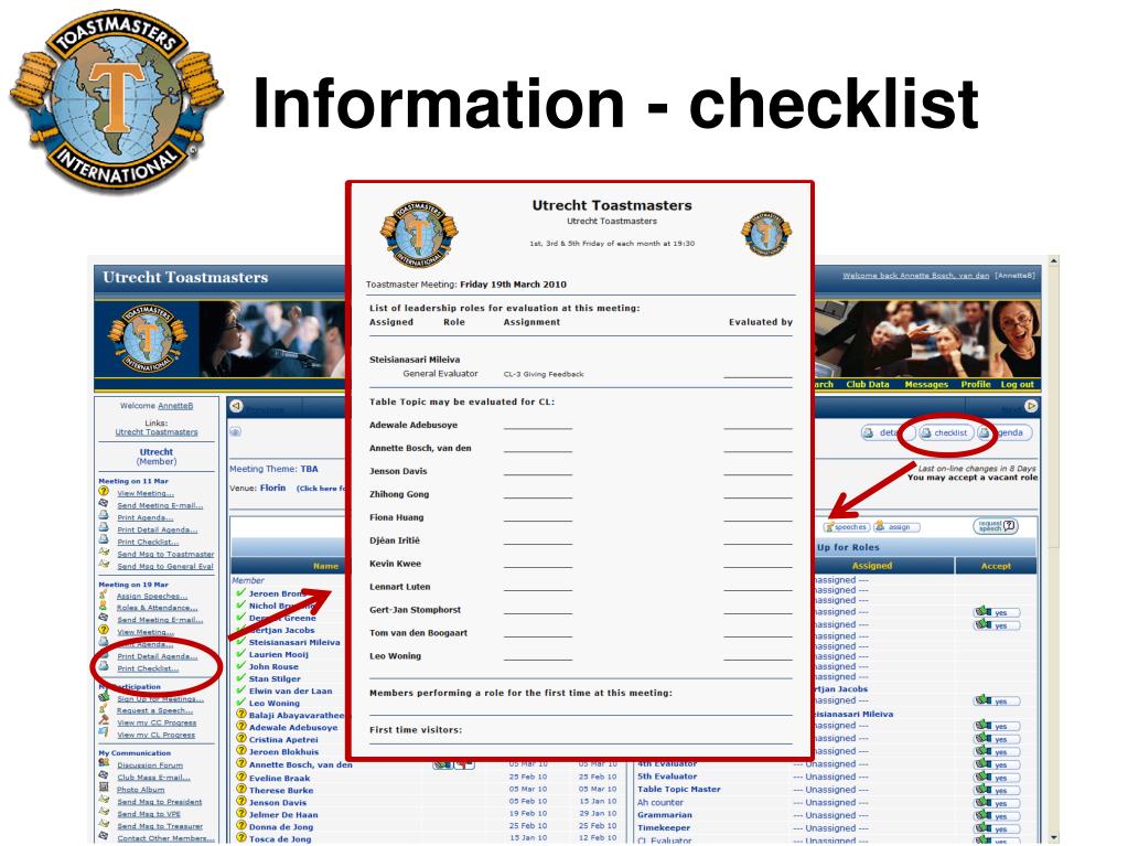 PPT - Toastmaster of the Evening (TME) and effective use of the tool ...