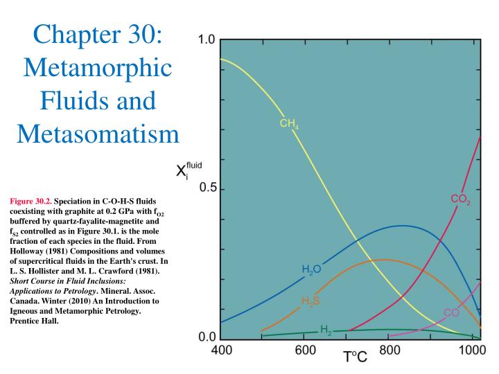PPT - Chapter 30: Metamorphic Fluids and Metasomatism PowerPoint ...