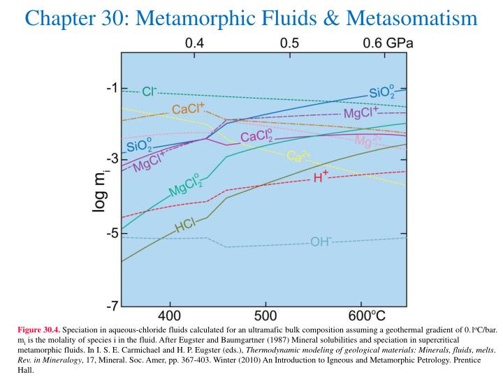 PPT - Chapter 30: Metamorphic Fluids and Metasomatism PowerPoint ...