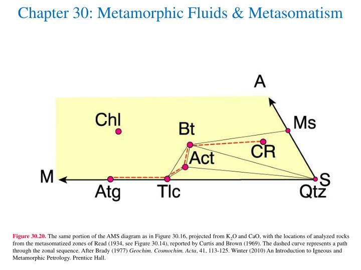 PPT - Chapter 30: Metamorphic Fluids and Metasomatism PowerPoint ...