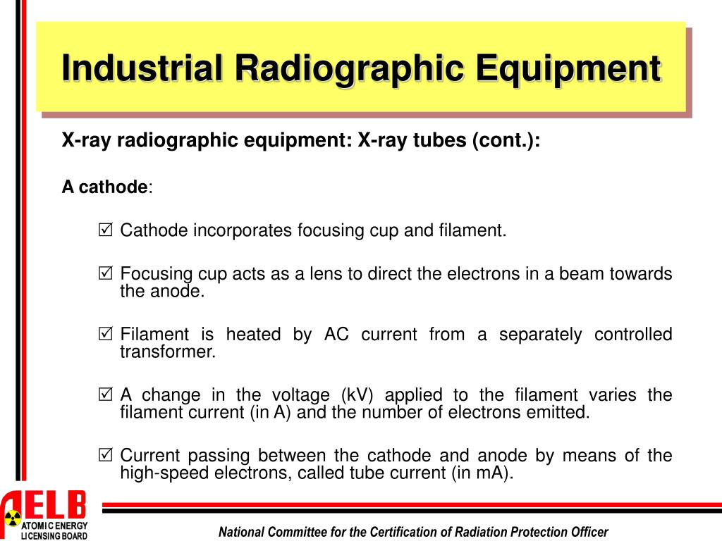 PPT - RADIATION SAFETY PROCEDURES IN INDUSTRIAL RADIOGRAPHY PowerPoint ...