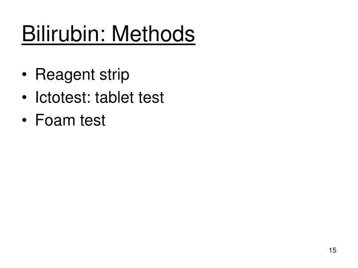 PPT - Chemical Examination of Urine Part III: Ketones, Blood, Bilirubin ...