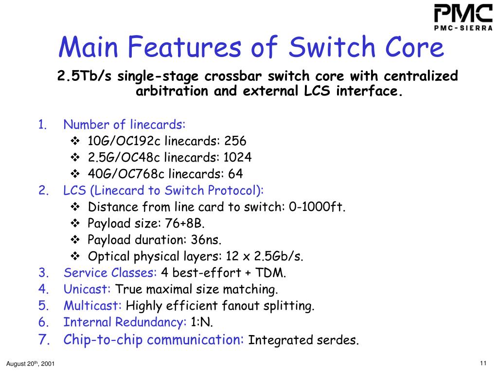 PPT - Accelerating the Broadband Revolution with 2.5Tb/s Linecard to ...