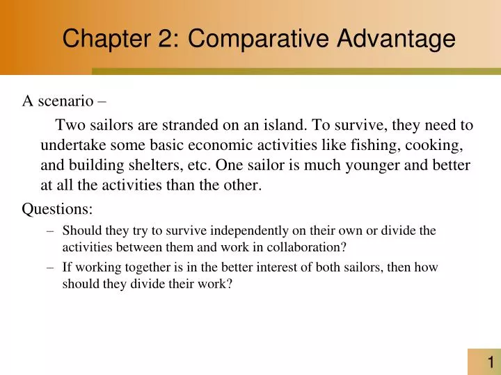 Ppt Chapter 2 Comparative Advantage Powerpoint Presentation Free 7969