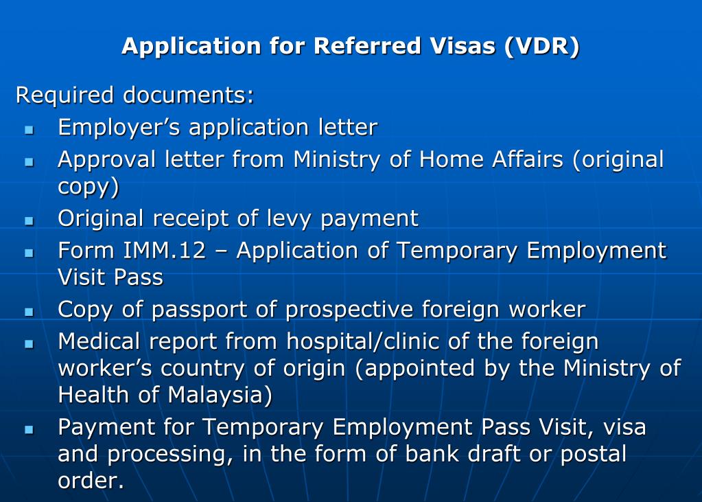 PPT - FOREIGN WORKERS DIVISION IMMIGRATION DEPARTMENT PowerPoint ...