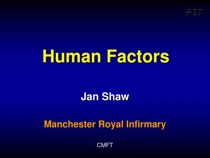 PPT - Human Factors PowerPoint Presentation, free download - ID:6776340