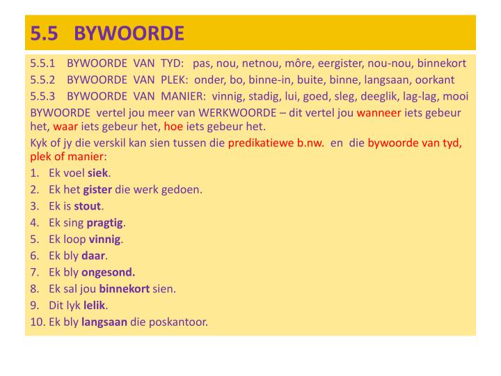PPT - HOE ALLES INMEKAAR PAS IN AFRIKAANS PowerPoint Presentation - ID ...