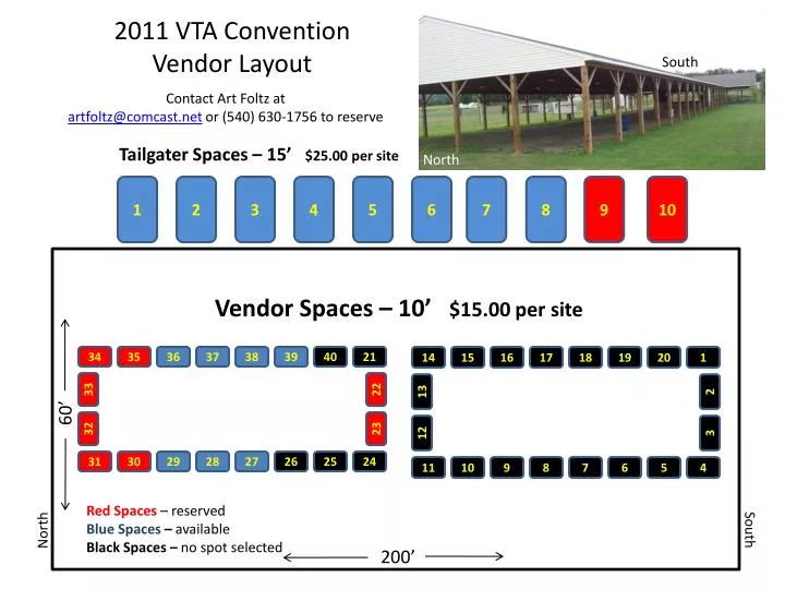 PPT - 2011 VTA Convention Vendor Layout PowerPoint Presentation, free ...