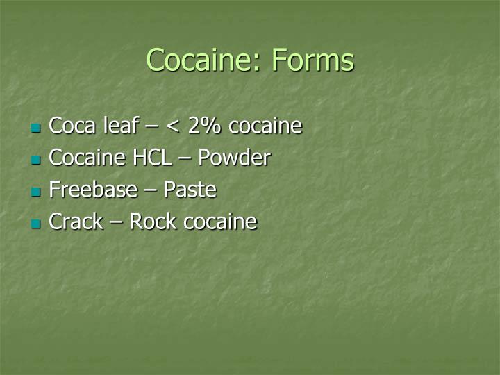 PPT - Stimulants: Cocaine & Amphetamine PowerPoint Presentation - ID ...