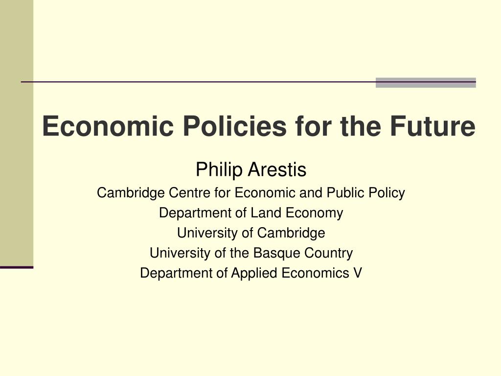 PPT - New Economics for Sustainable Growth: Theoretical Framework ...