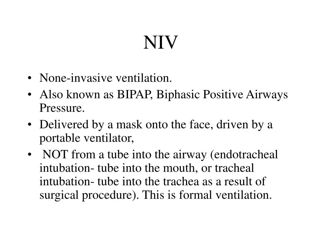 PPT - Motor Neurone Disease What is NIV? PowerPoint Presentation, free ...