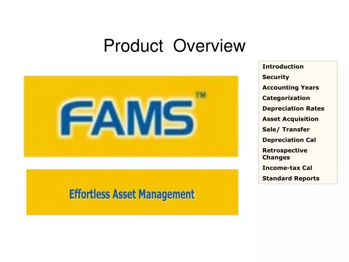 PPT - Product Overview PowerPoint Presentation, free download - ID:6778613