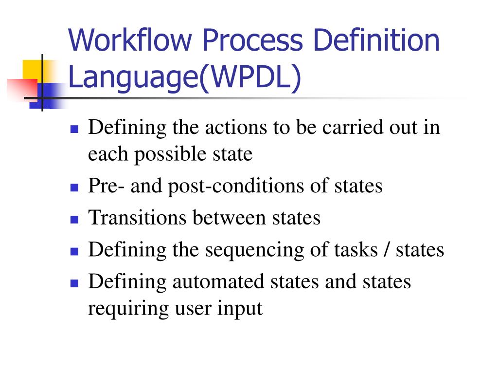 Ppt Workflow Description Language And Workflow Patterns Powerpoint
