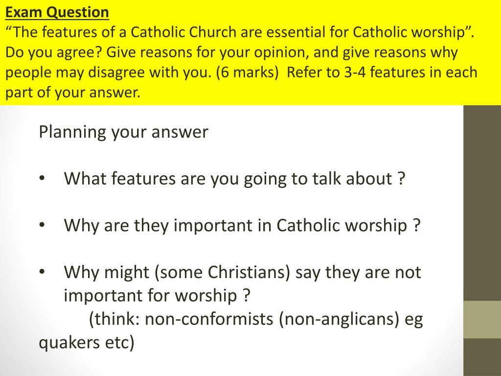 PPT - Features of a Catholic Church PowerPoint Presentation, free ...