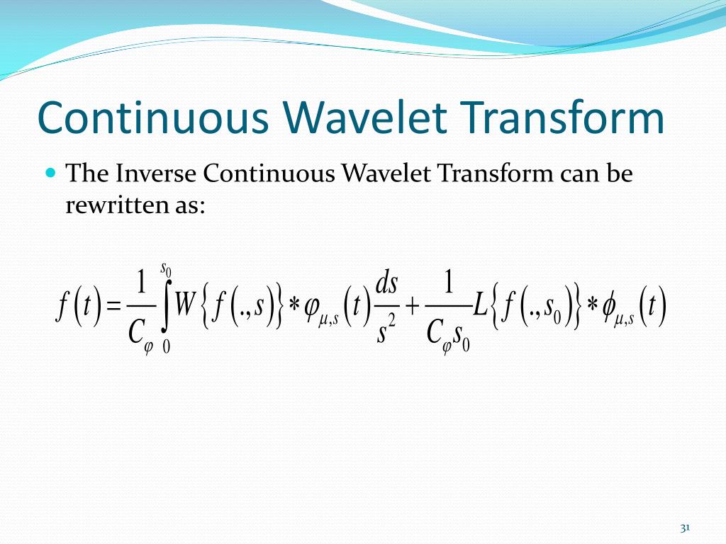 PPT - An introduction to Wavelet Transform PowerPoint Presentation ... PPT - An introduction to Wavelet Transform PowerPoint Presentation ...