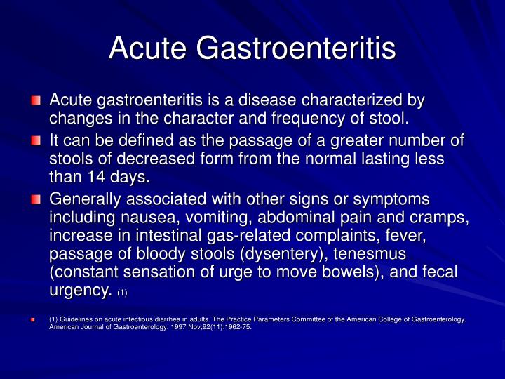 PPT - CPG on Acute Gastroenteritis PowerPoint Presentation - ID:6779667
