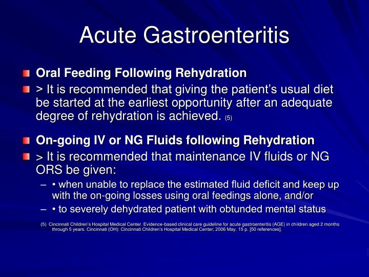 PPT - CPG on Acute Gastroenteritis PowerPoint Presentation - ID:6779667