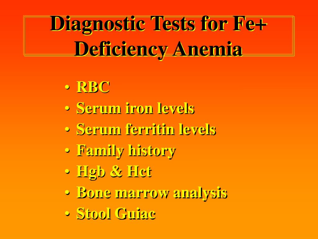 PPT - Clinical Case Presentation #5 Iron Deficiency Anemia PowerPoint ...