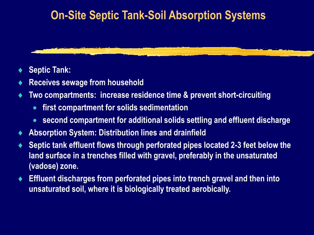 PPT - On-Site Wastewater Treatment Systems PowerPoint Presentation ...