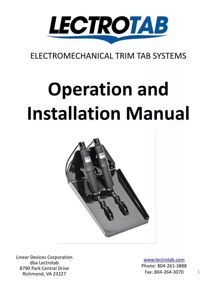 PPT - Operation and Installation Manual PowerPoint Presentation, free ...