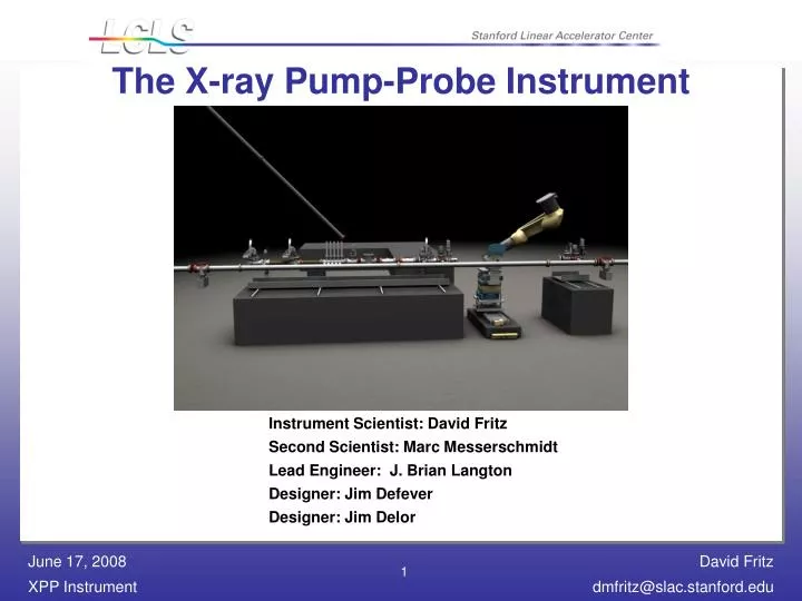 PPT - The X-ray Pump-Probe Instrument PowerPoint Presentation, free ...