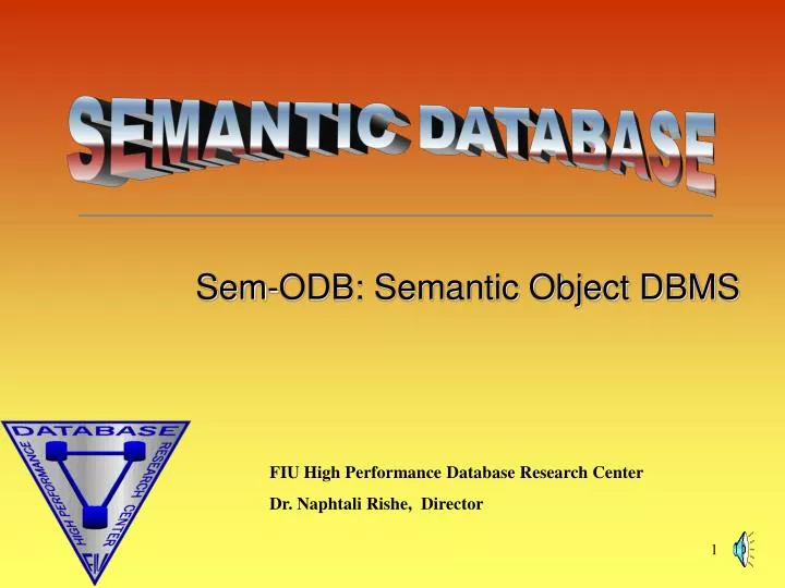 PPT - Sem-ODB: Semantic Object DBMS PowerPoint Presentation, free ...