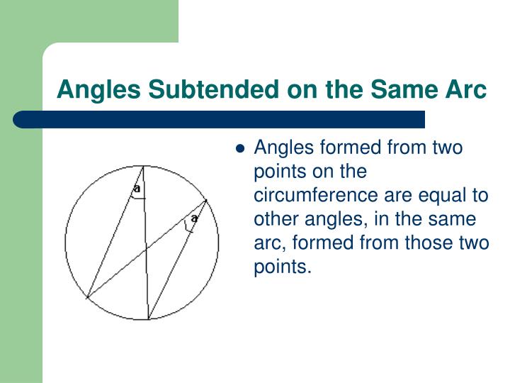 PPT - Circle Theorems PowerPoint Presentation - ID:6784181