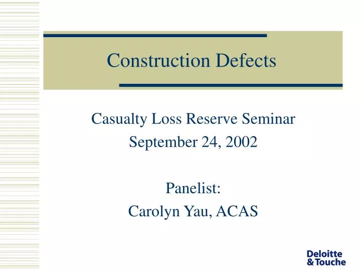 PPT - Construction Defects PowerPoint Presentation, free download - ID ...