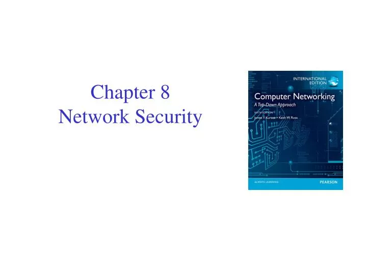 PPT - Chapter 8 Network Security PowerPoint Presentation, free download ...