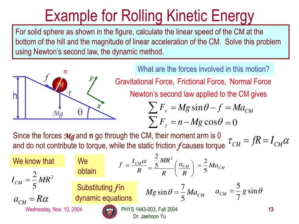 Ppt Moment Of Inertia Parallel Axis Theorem Torque And Angular