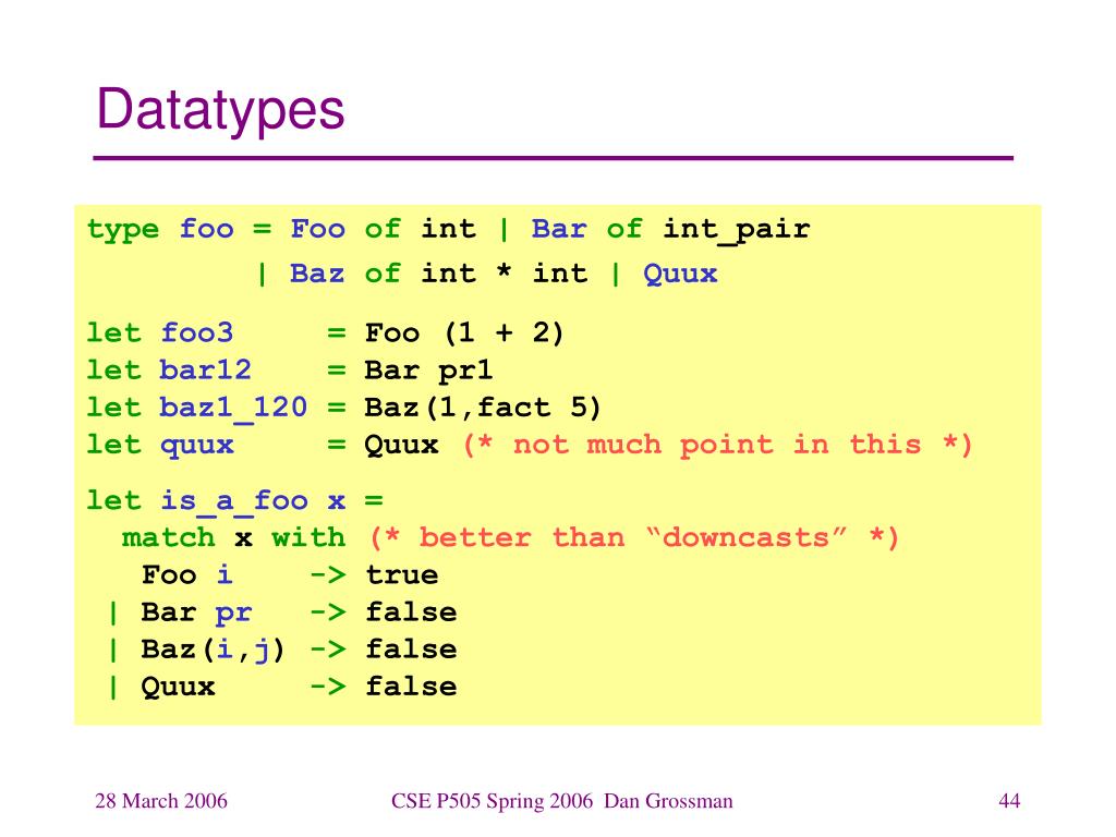 Ppt Csep505 Programming Languages Lecture 1 Intro Caml Functional Programming Powerpoint